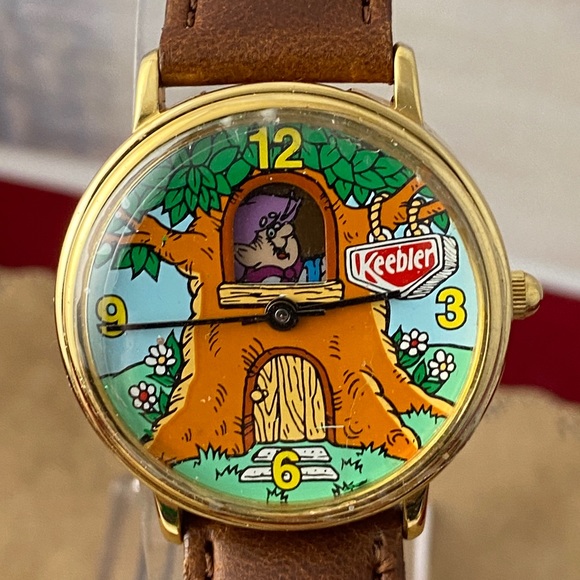 Fossil | Accessories | Vintage Fossil Keebler Nib Cookie Watch | Poshmark